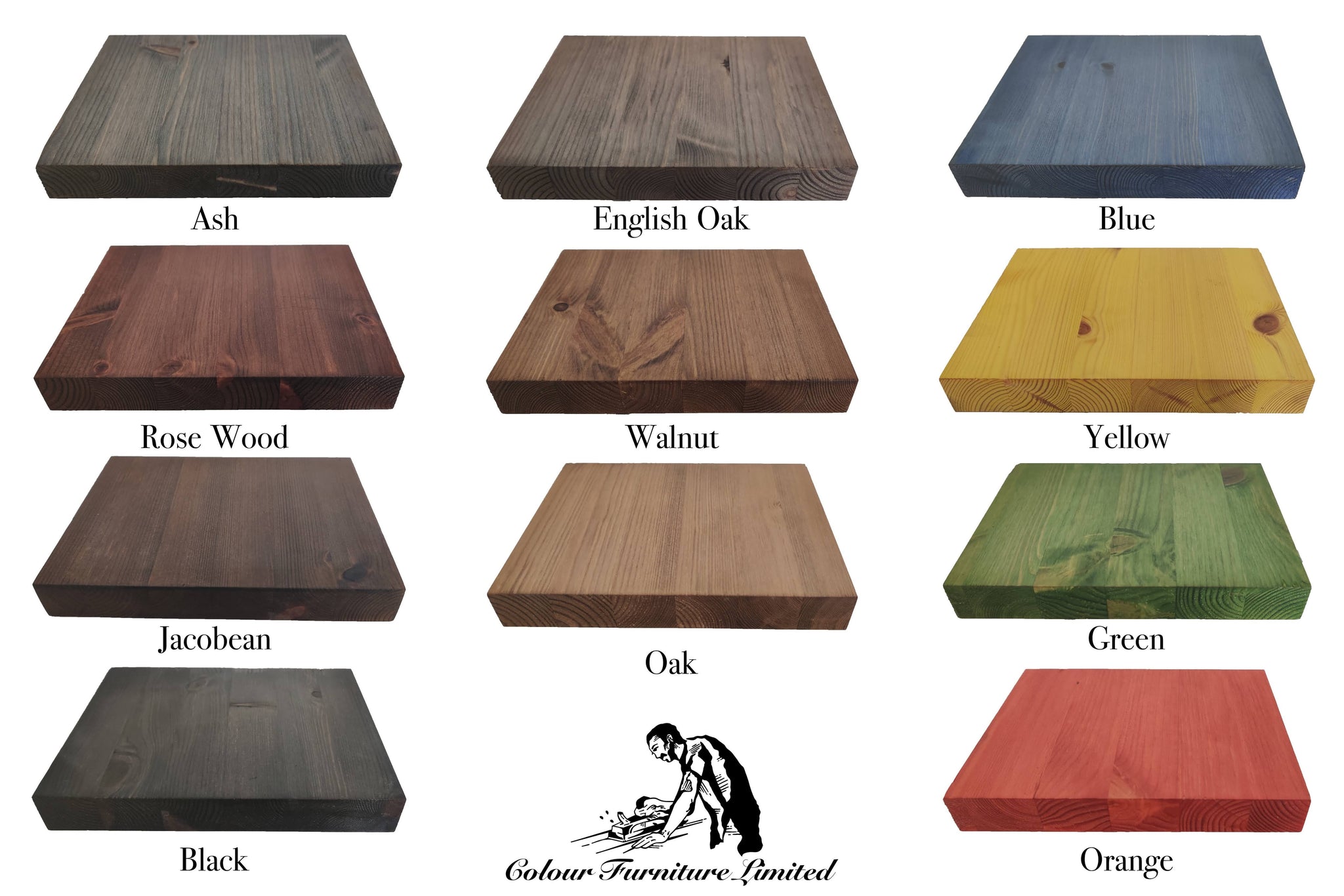 Low Coffee Table, Living Room Solid Wood Table - COLOUR FURNITURE ...